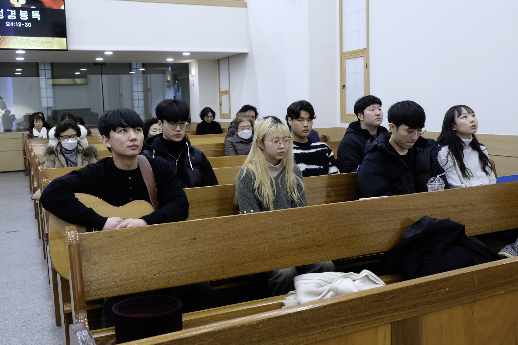 교회행사 청년부 헌신예배 교회학교 졸업예배